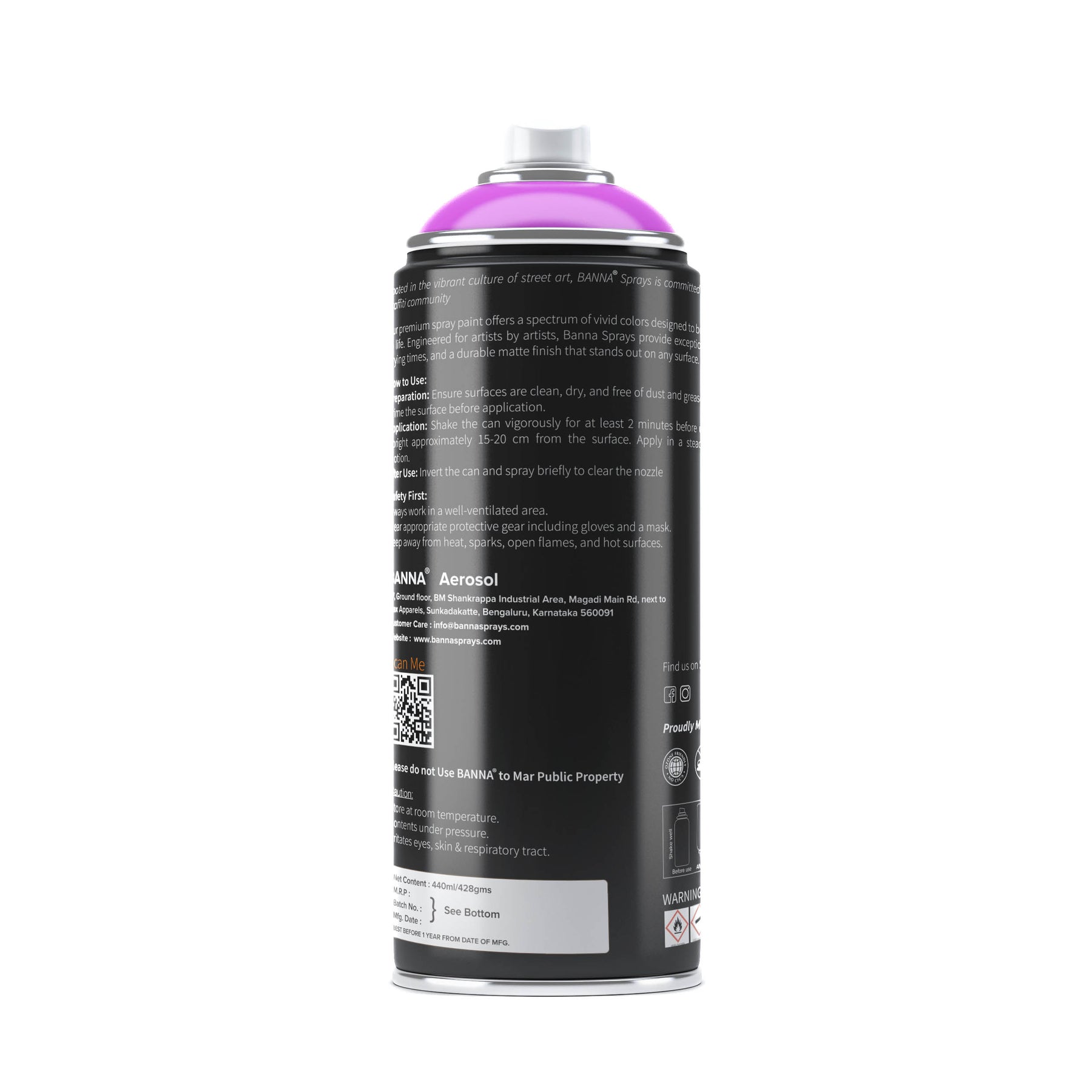 Graffiti Spray Paint Violet Light 400ml Bottle – Itsy Bitsy