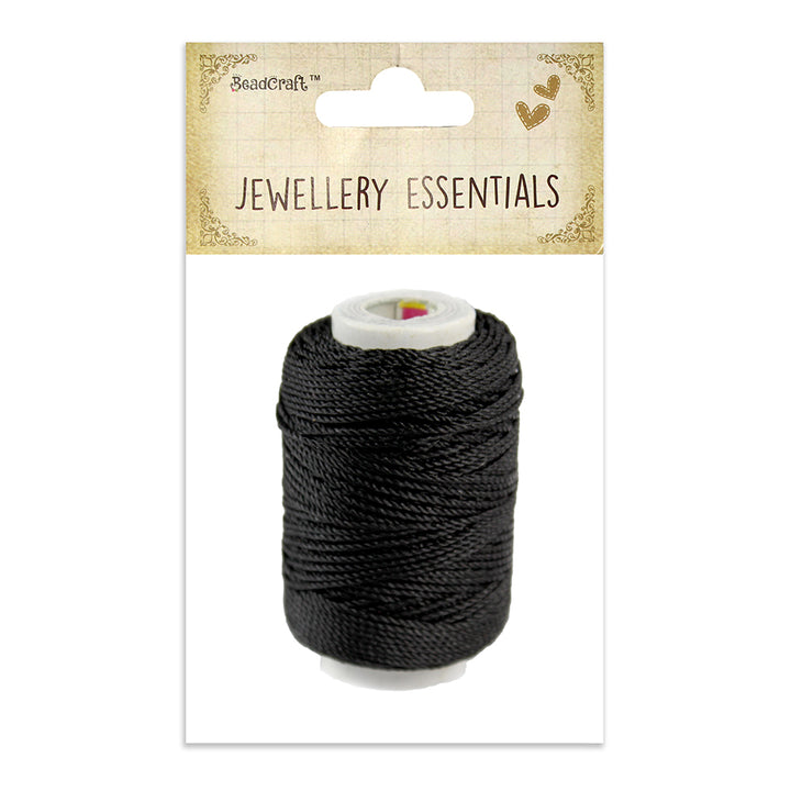 Nylon Black Cord 1 Roll – Itsy Bitsy