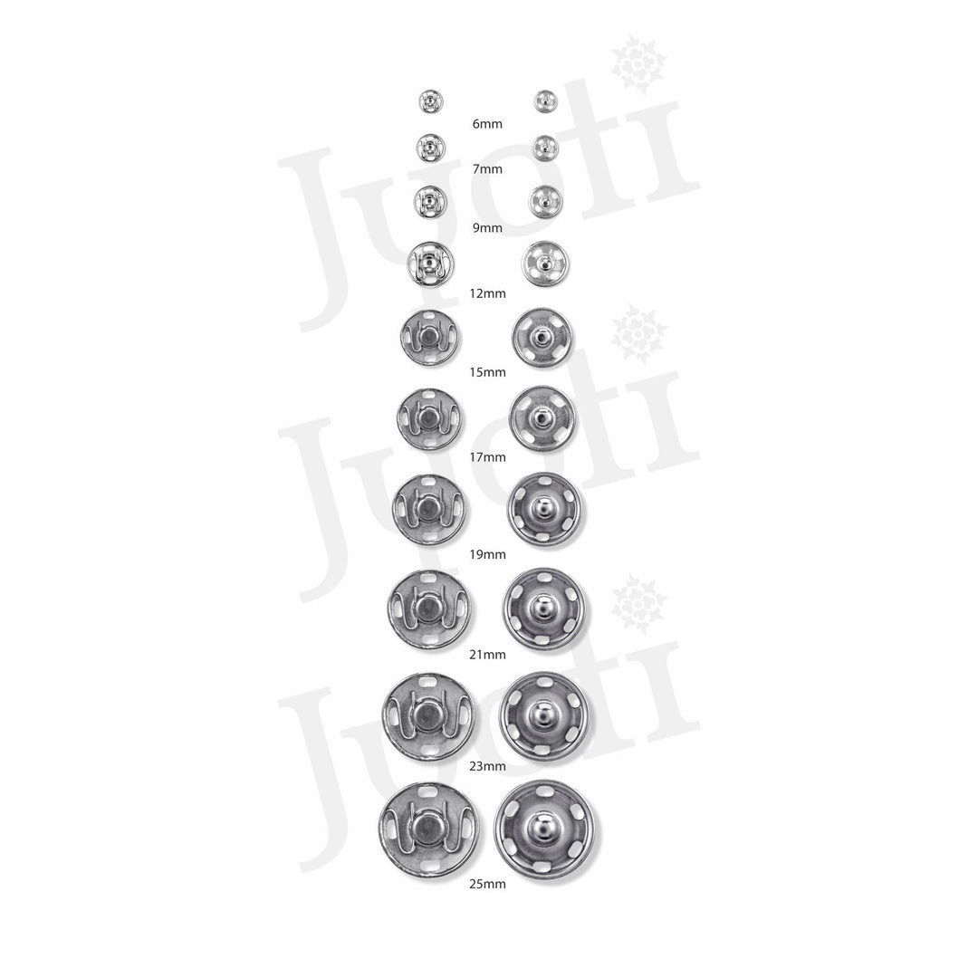 Snap Fastener Black 9mm Size-1 20pc – Itsy Bitsy